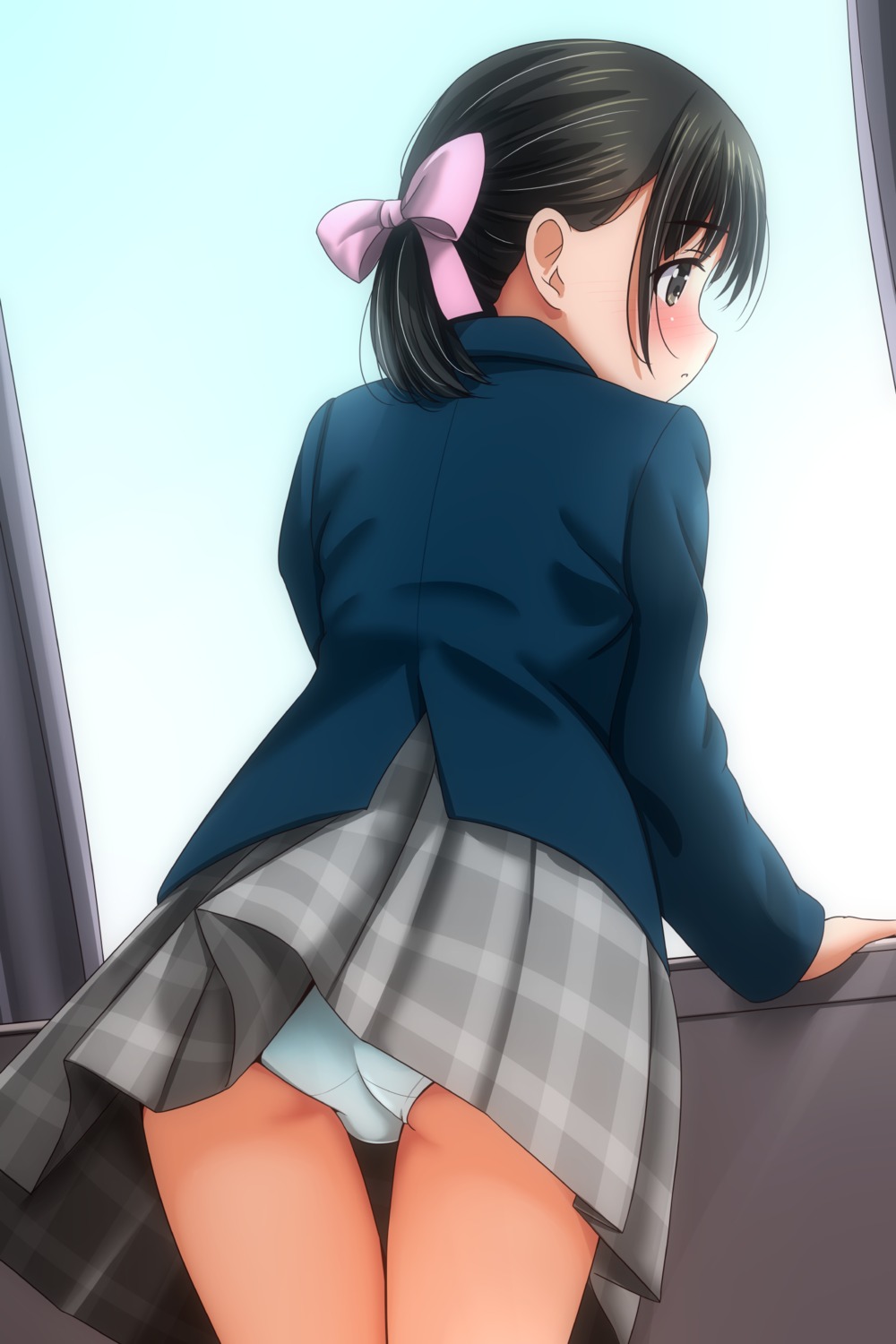 matsunaga kouyou ass loli pantsu seifuku skirt lift wardrobe malfunction | #1225961 | yande.re